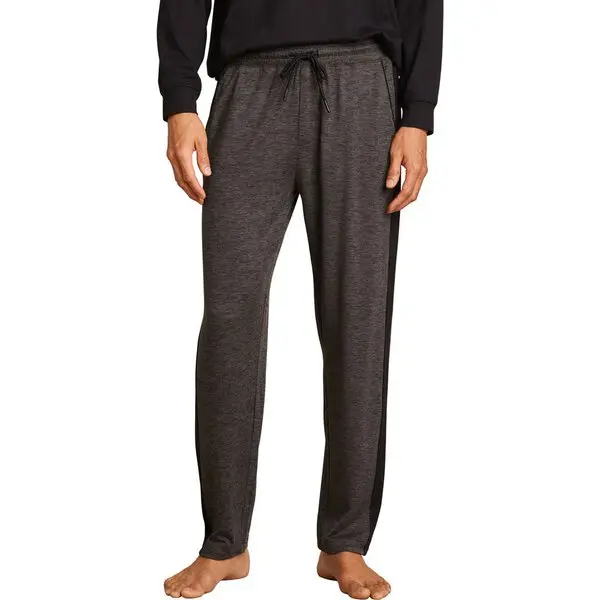 Barefoot Dreams Malibu Collection® Butterchic Track Pants - Heather Carbon