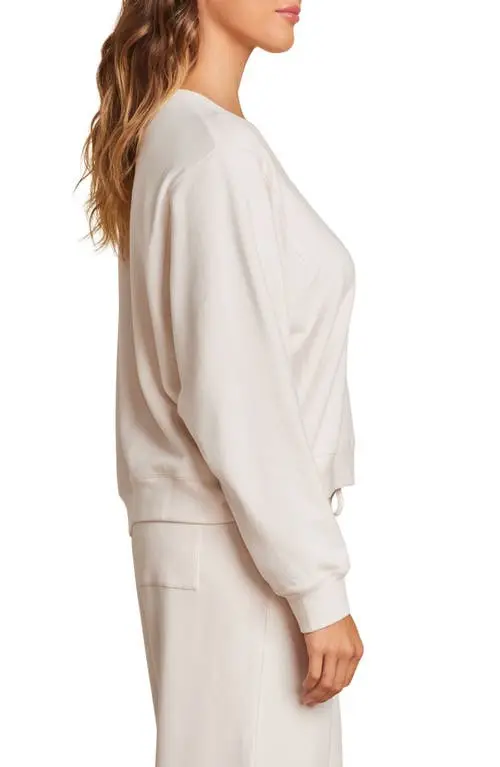 Barefoot Dreams Malibu Collection Brushed Fleece Pullover