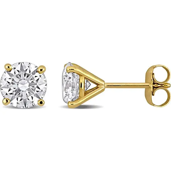 JULIANNA B. 14k Gold 2 Ctw Lab-grown Diamond Stud Earrings - Yellow Gold