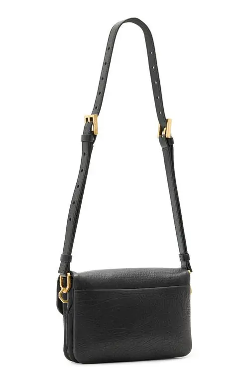 ALLSAINTS Jupiter Leather Crossbody Bag - Black