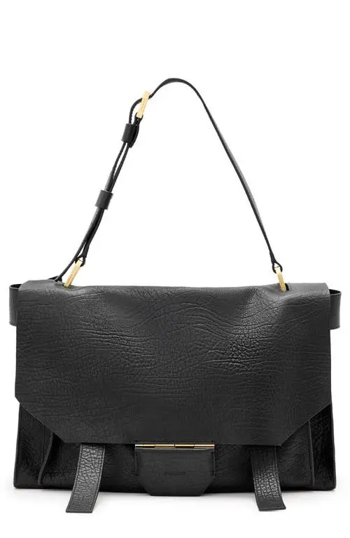 ALLSAINTS Ursa Leather Satchel - Black