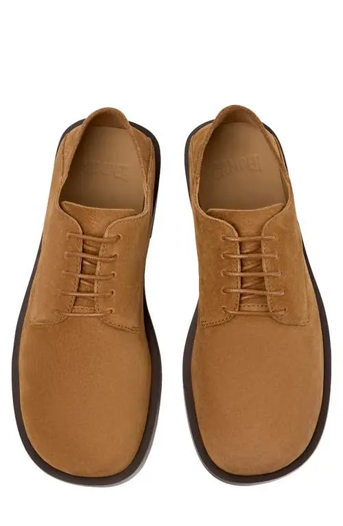 Camper Don Derby Lace Up - Medium Brown