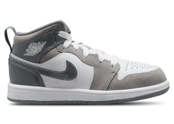 JORDAN 1 Mid Se Sneakers - White/medium Grey/cool Grey