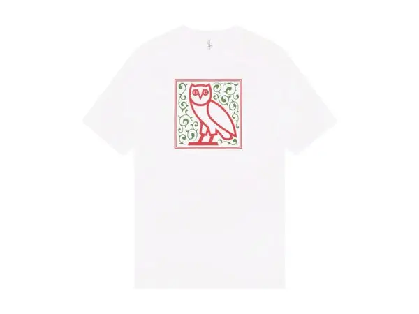 OVO Arabic Calligraphy Owl T-shirt - White
