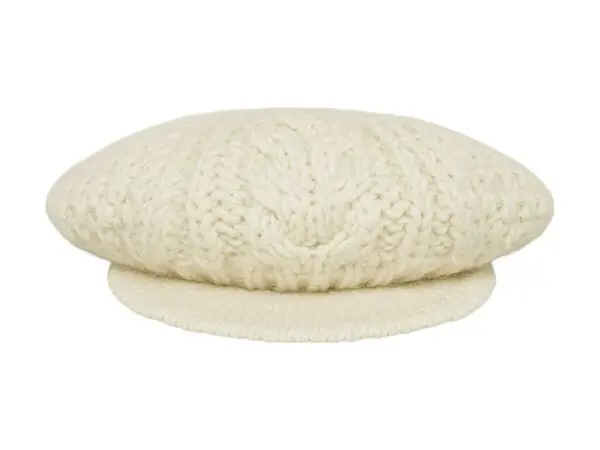 Celine Aran Mohair Wool Beret