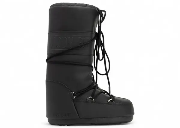 Moon Boot Icon Faux-fur Boots - Black