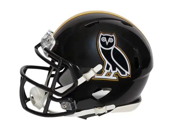 OVO X Nfl Pittsburgh Steelers Riddell Mini Helmet - Black
