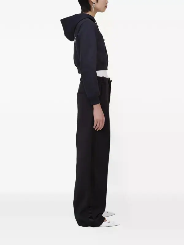 Marc Jacobs Logo-embellished Hoodie - Black