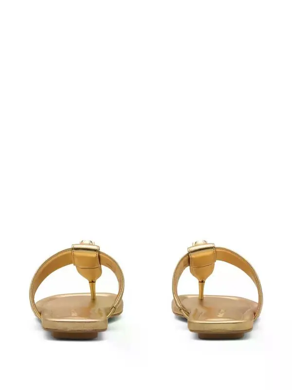Marc Jacobs Dual T Sandals - Gold