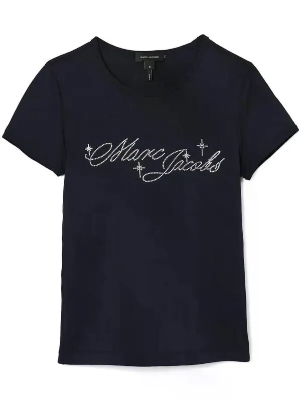 Marc Jacobs Logo-embellished T-shirt - Black