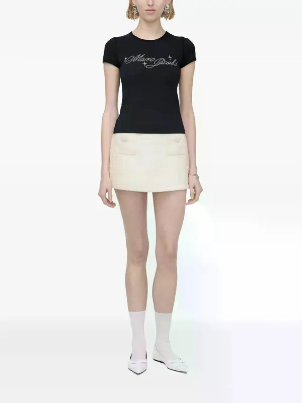 Marc Jacobs Logo-embellished T-shirt - Black