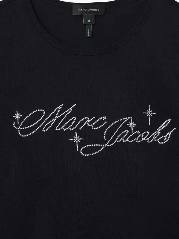 Marc Jacobs Logo-embellished T-shirt - Black