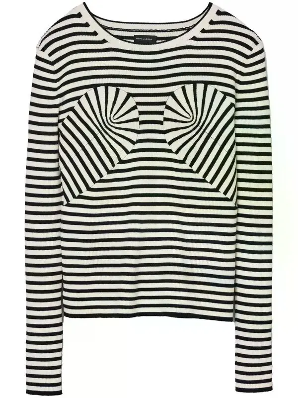 Marc Jacobs Striped Top - Black