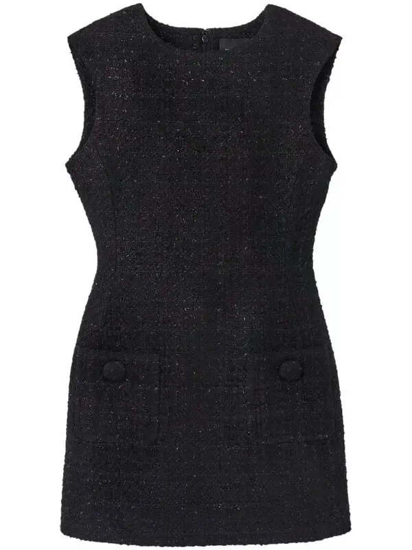 Marc Jacobs Tweed Mini Dress - Black
