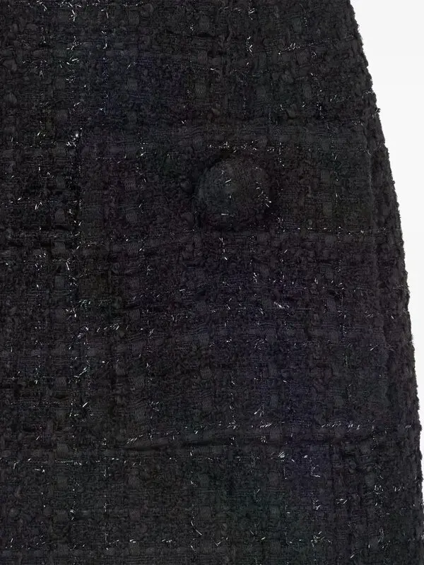 Marc Jacobs Tweed Mini Dress - Black