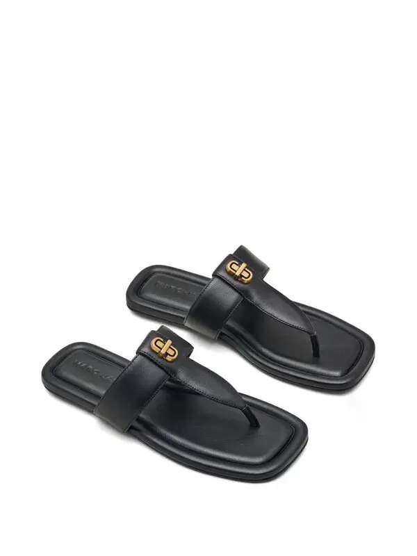 Marc Jacobs Dual T Sandals - Black