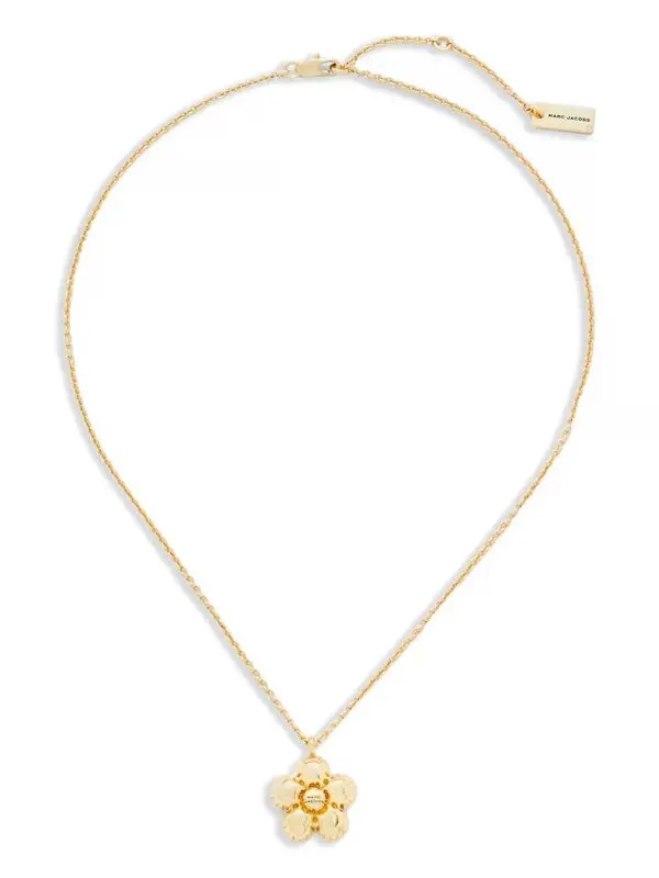 Marc Jacobs Daisy Pendant Necklace - Gold
