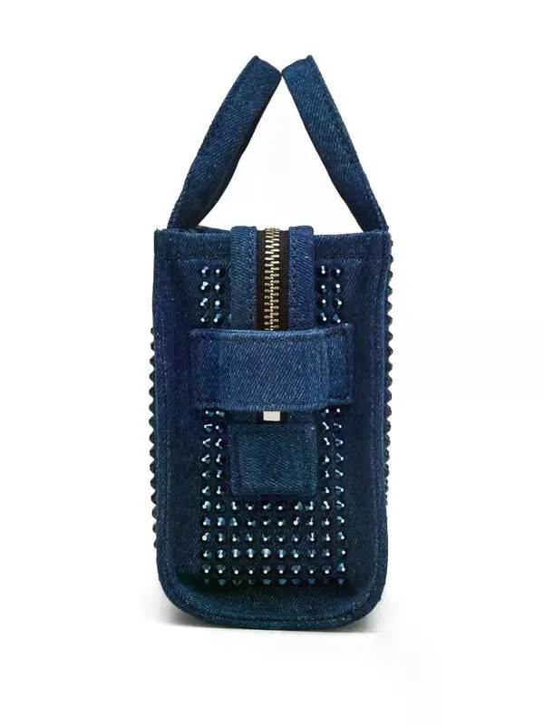 Marc Jacobs Crystal Denim Tote Bag - Blue
