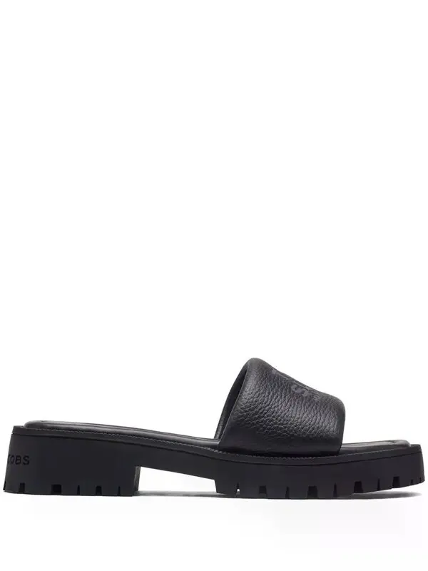 Marc Jacobs Lug Sole Slides - Black