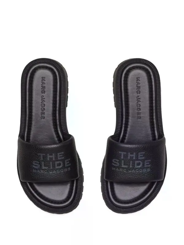 Marc Jacobs Lug Sole Slides - Black