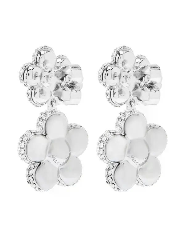 Marc Jacobs Daisy Balloon Earrings - Silver