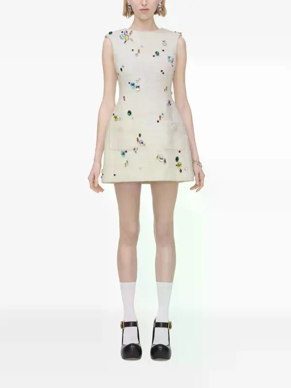 Marc Jacobs Crystal-embellished Mini Dress