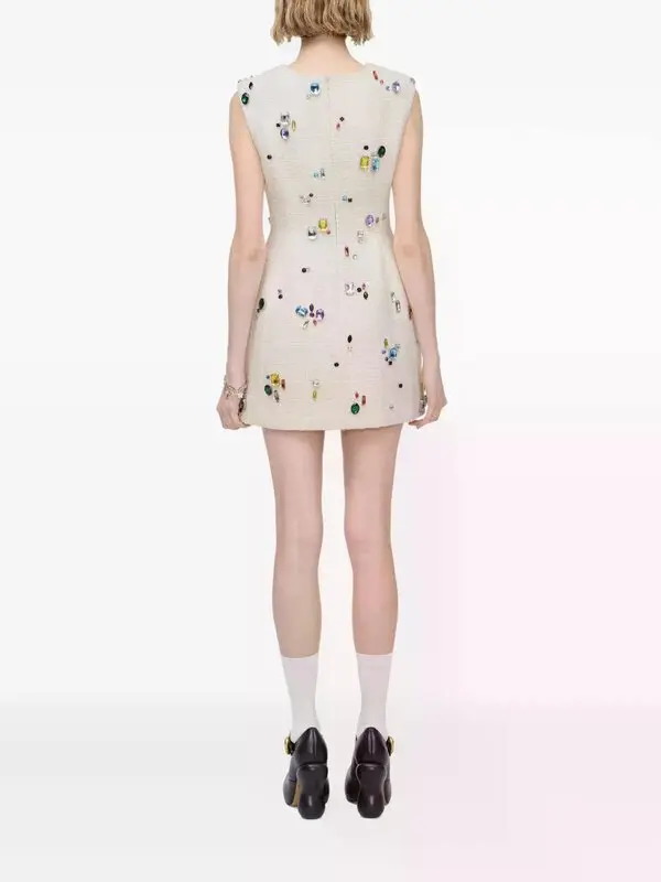 Marc Jacobs Crystal-embellished Mini Dress