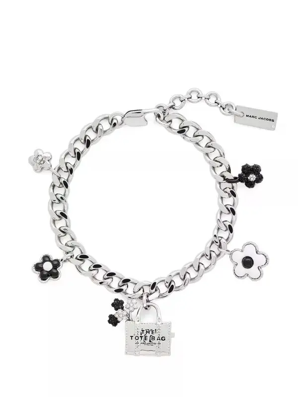 Marc Jacobs Daisy Balloon Charm Bracelet - Silver