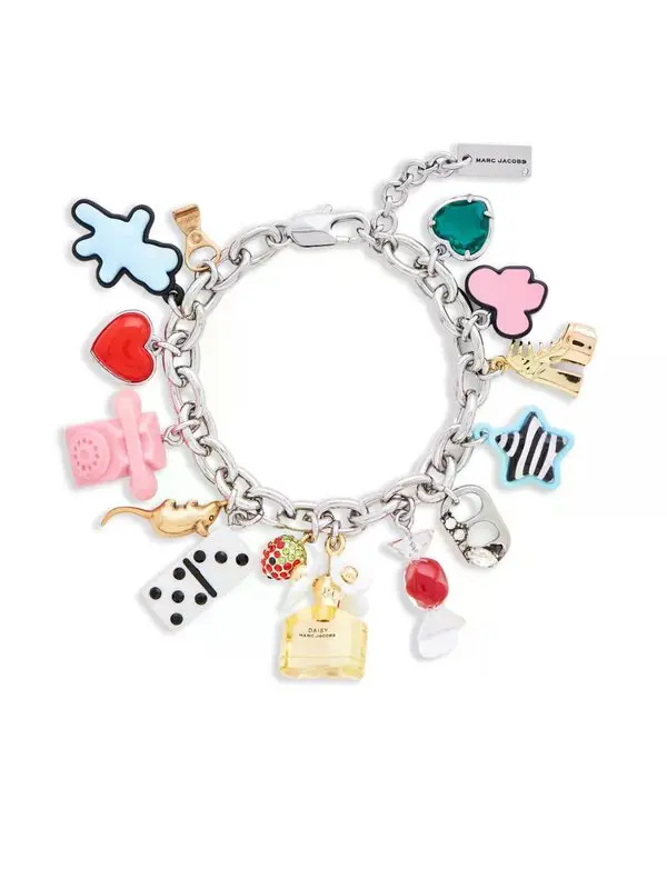 Marc Jacobs Tone Charm Bracelet - Silver