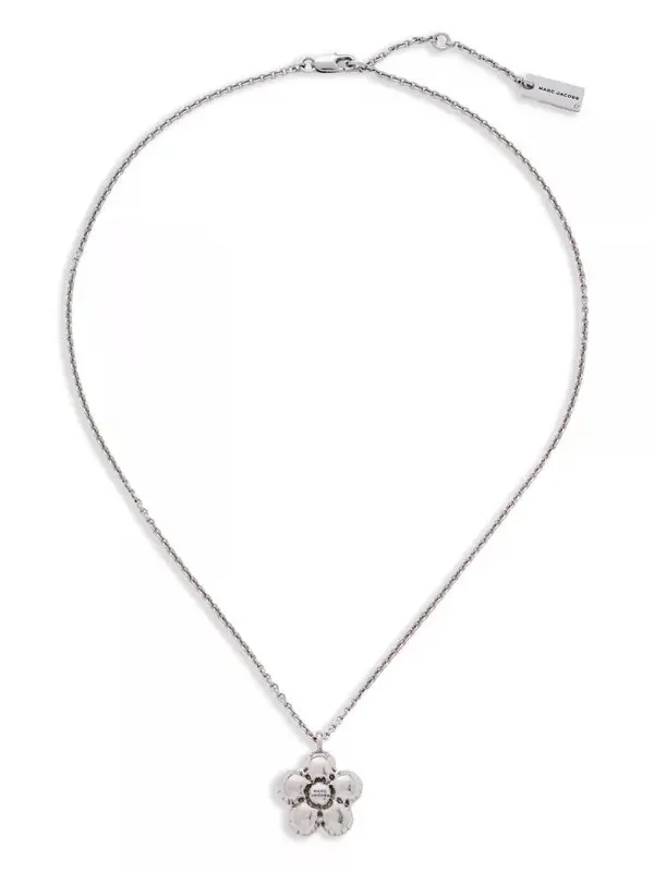 Marc Jacobs Daisy Balloon Necklace - Silver