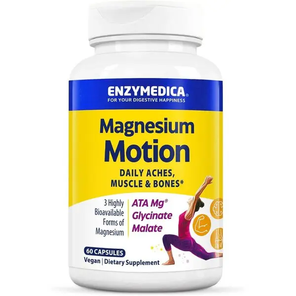 ENZYMEDICA Magnesium Motion 60 Capsules - One-color
