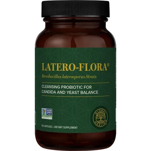GLOBAL HEALING CENTER Latero-flora 60 Capsules - One-color