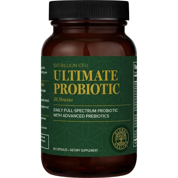 GLOBAL HEALING CENTER Ultimate Probiotic 60 Capsules - One-color