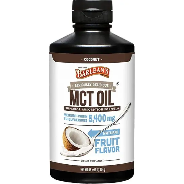 BARLEANS ORGANIC OILS Seriously Delicious Mct Coconut 454 Grams - One-color