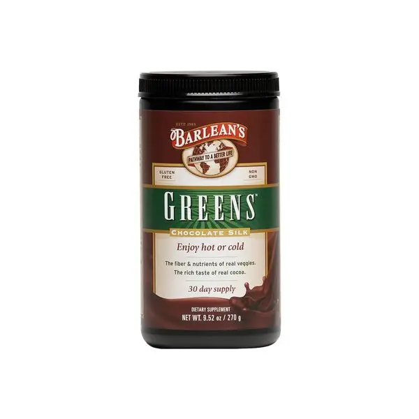 BARLEANS ORGANIC OILS Chocolate Silk Greens 270 Grams - One-color