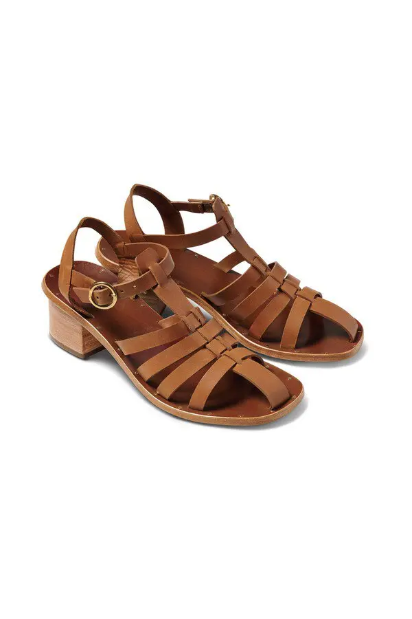 Beek Heron Leather Fisherman Sandals