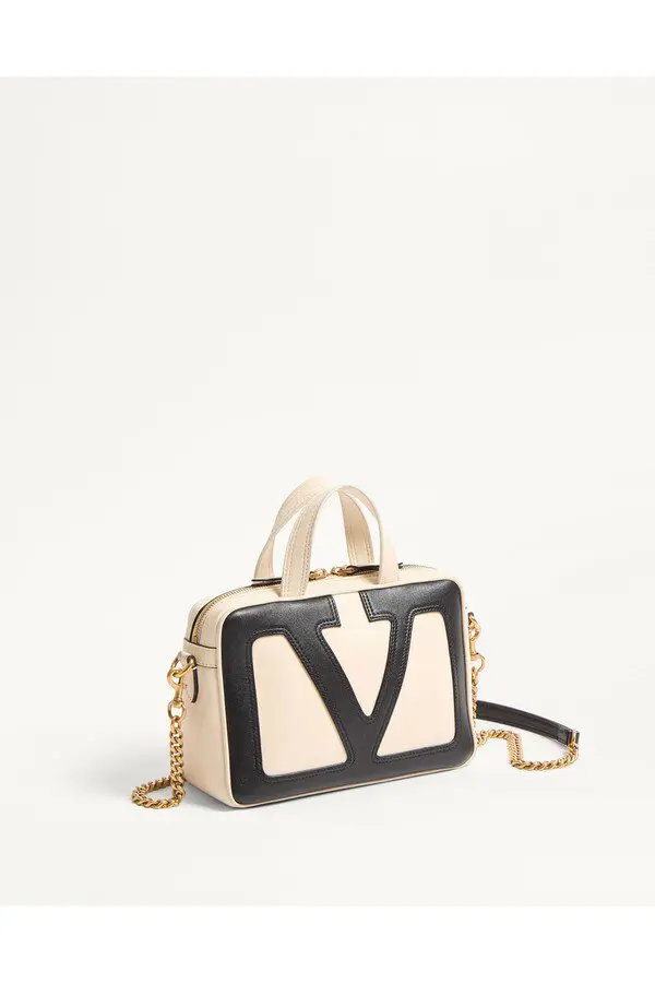 Valentino Garavani Viva Superstar Nappa Leather Handbag - Black