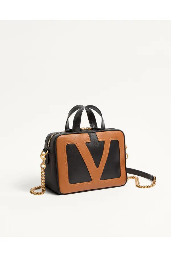 Valentino Garavani Viva Superstar Nappa Leather Handbag - Black