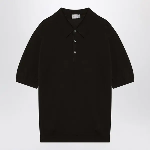 John Smedley Isis Polo In Cotton In Brown - 9% Off | Editorialist