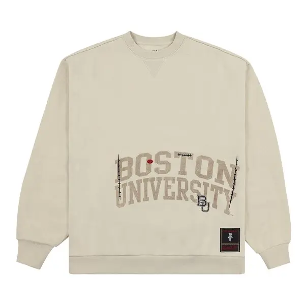 TRAVIS SCOTT X Mitchell & Ness Boston University Crewneck