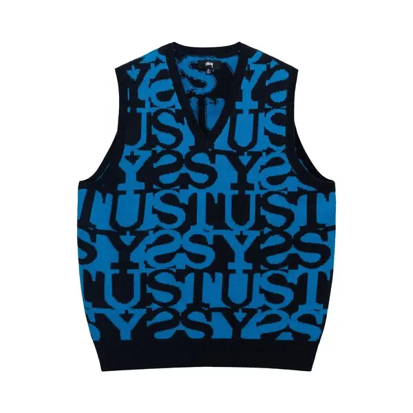 StÜssy Stacked Sweater Vest - Multicolor