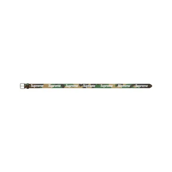 Supreme Repeat Leather Belt - Multicolor