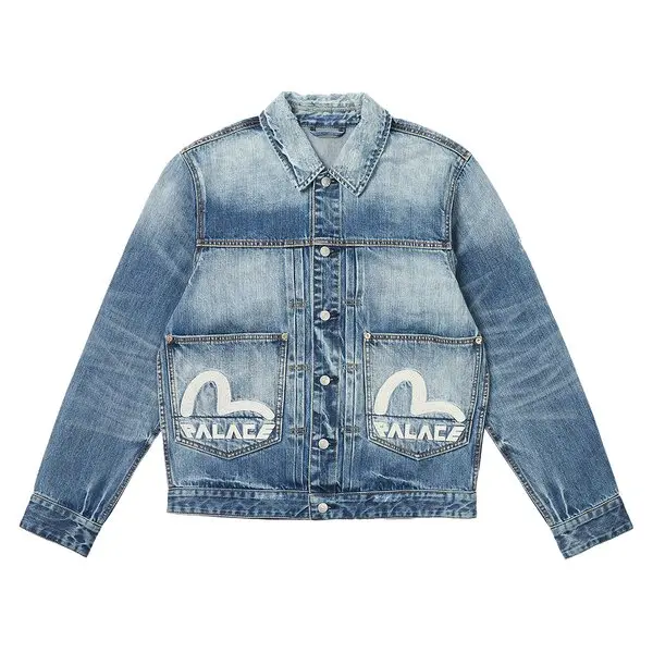 PALACE X Evisu Dice Denim Jacket