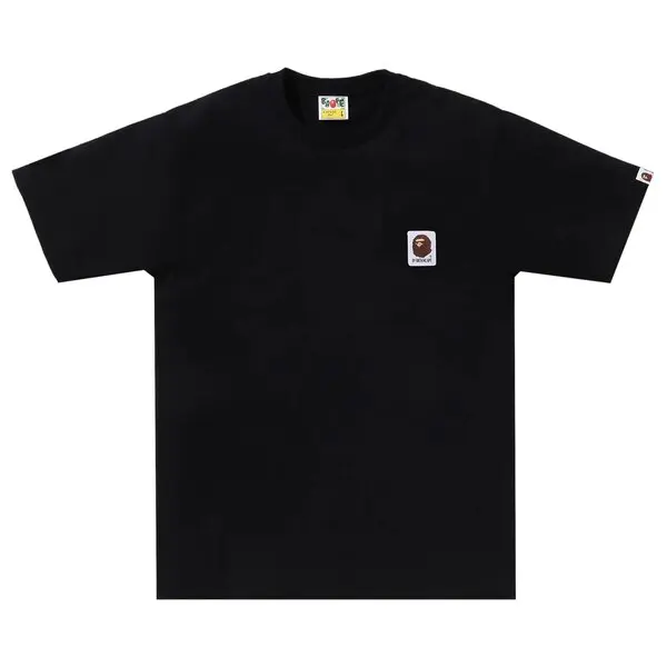 A BATHING APE Ape Head Label Tee