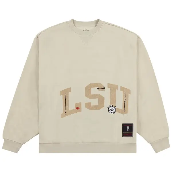 TRAVIS SCOTT Cactus Jack X Mitchell & Ness Louisiana State University Handdrawn Tee