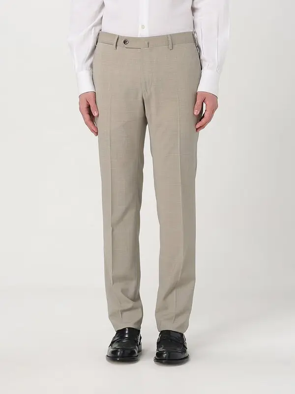 PT TORINO Tailored Stretch Trousers - Beige