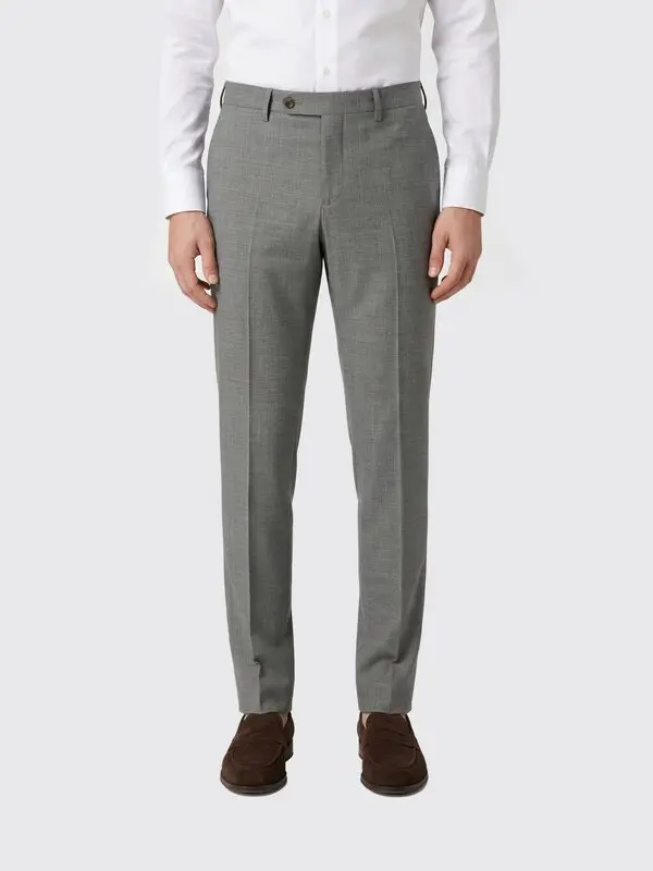 PT TORINO Tailored Stretch Cotton And Silk Blend Trousers - Gnawed Blue