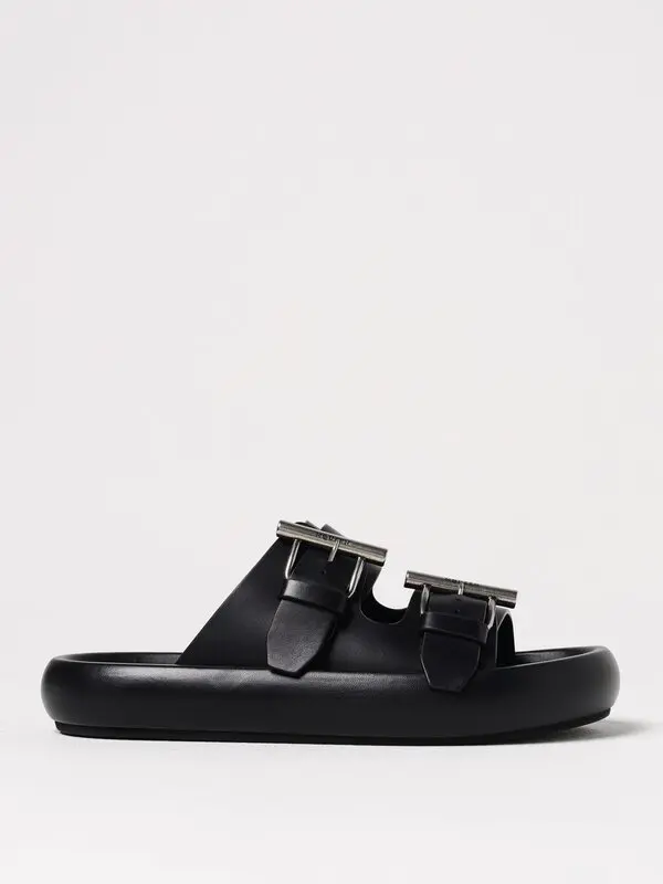 Alexander McQueen Buckled Sandals - Black