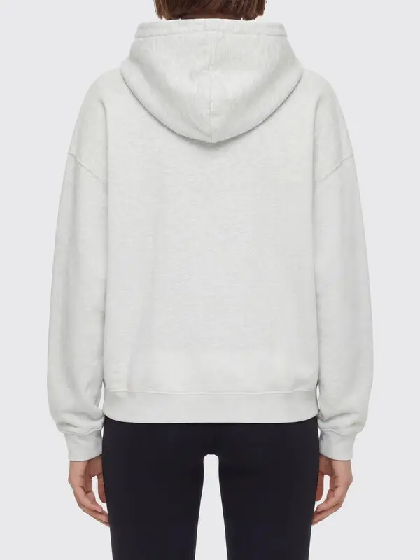 ANINE BING Graphic Print Hoodie - Grey