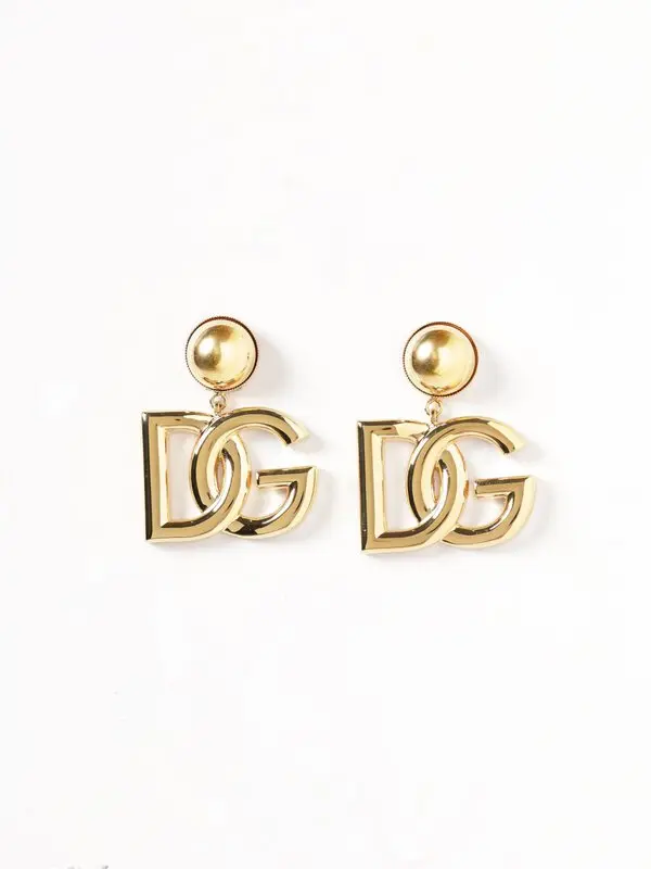 Dolce & Gabbana Dg Logo Earrings - Gold